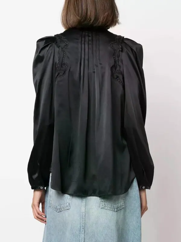 Isabel Marant Étoile Joanea Pleated Blouse