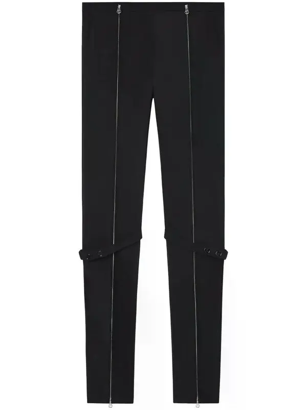 COURREGES Wool Blend Zip Pants