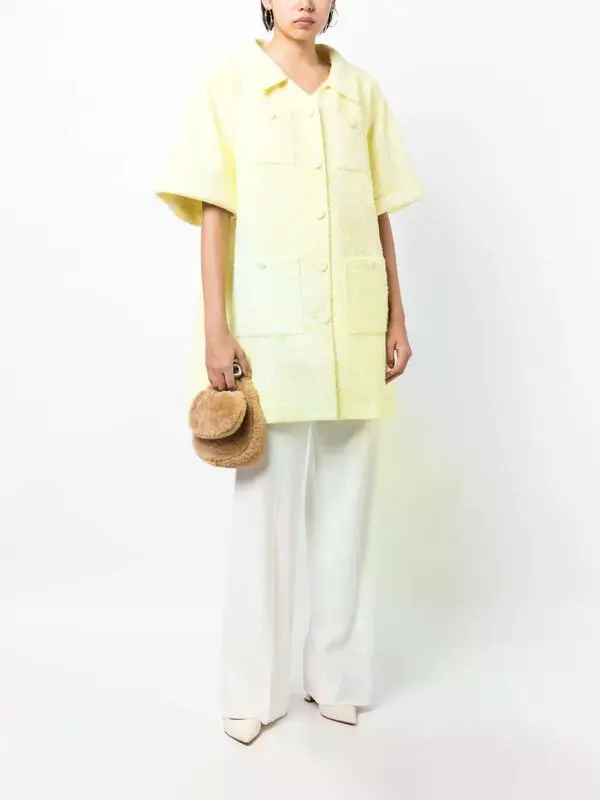 Huishan Zhang Bouclé Coat