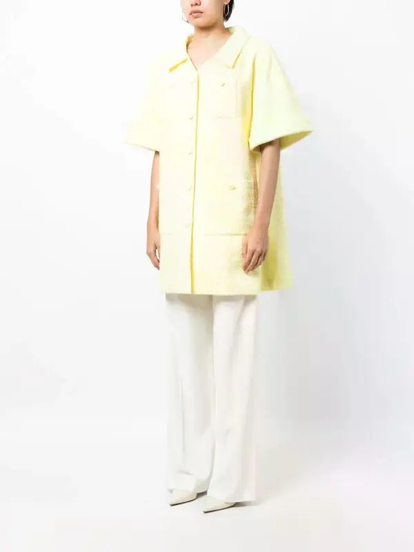 Huishan Zhang Bouclé Coat