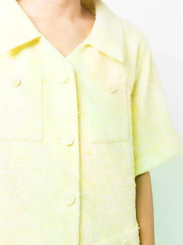 Huishan Zhang Bouclé Coat
