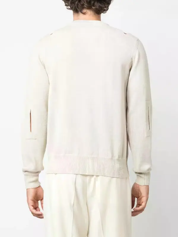 JIL SANDER Wool Jumper With Cut-out Detailing