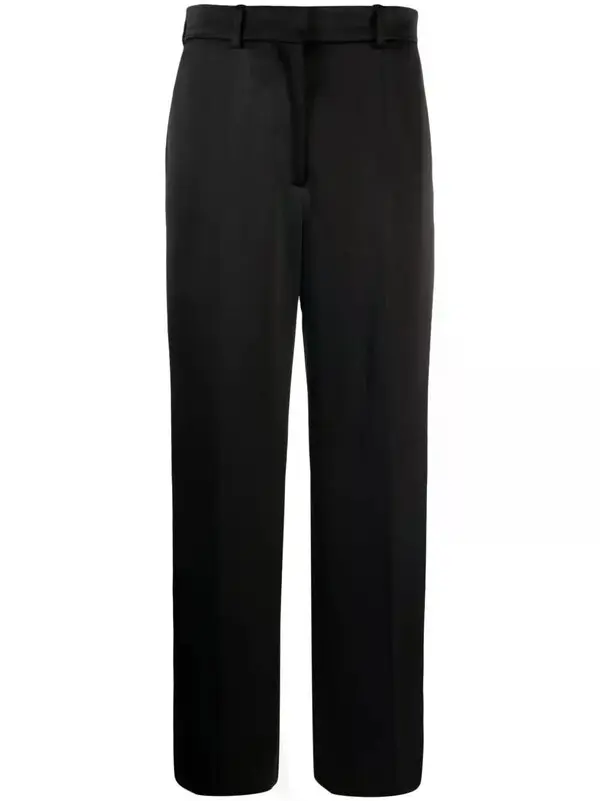 LANVIN Satin Finish Straight-leg Trousers
