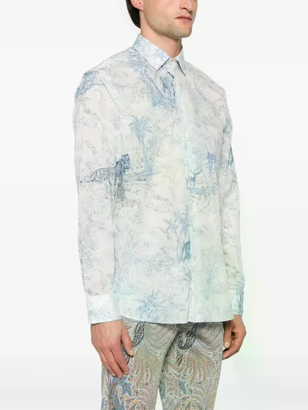 Etro Floral-print Shirt