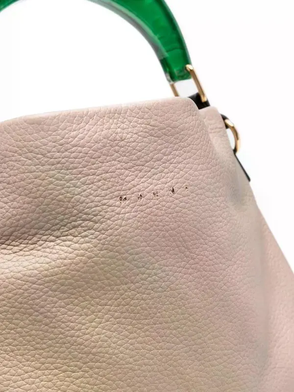 Marni Venice Leather Tote Bag - Neutrals
