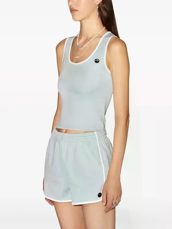 AMBUSH Round-neck Logo-plaque Sleeveless Top