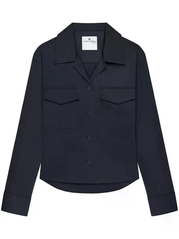 COURREGES Cotton Shirt - Blue