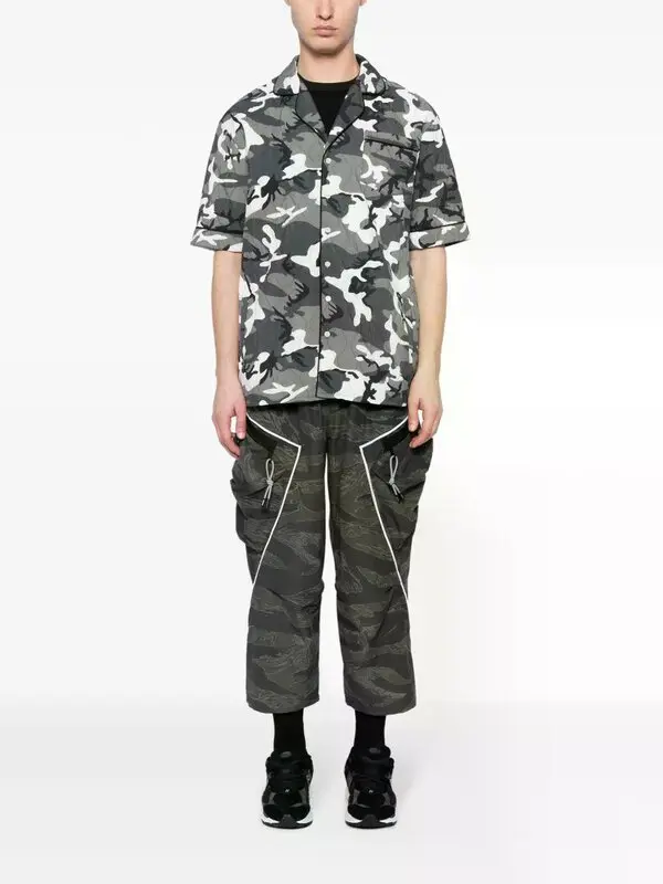 MOSTLY HEARD RARELY SEEN 3d Drop-crotch Trousers With Abstract Print