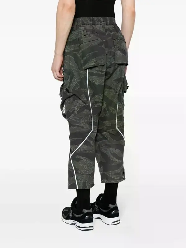 MOSTLY HEARD RARELY SEEN 3d Drop-crotch Trousers With Abstract Print