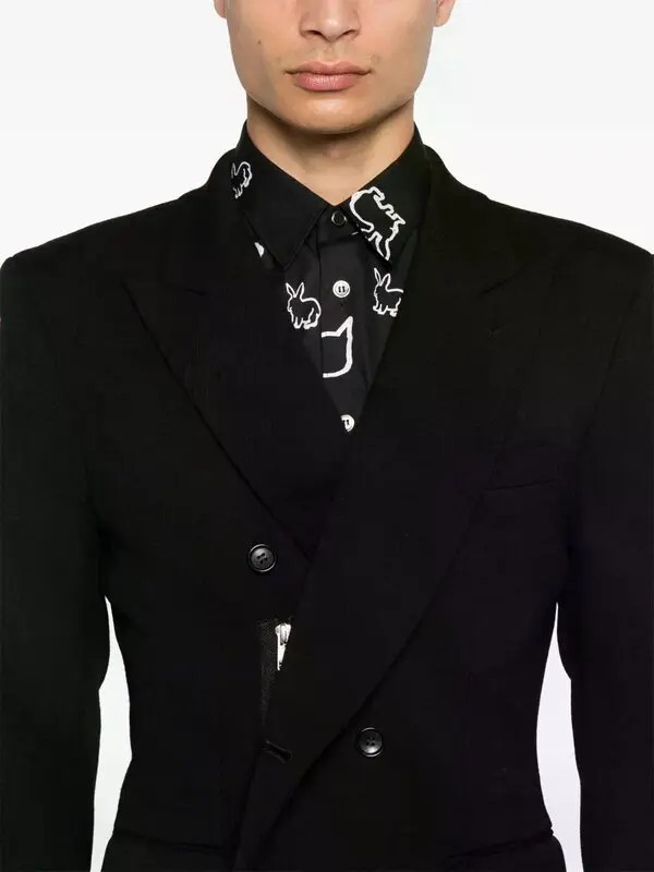 Comme Des Garçons Double-breasted Blazer
