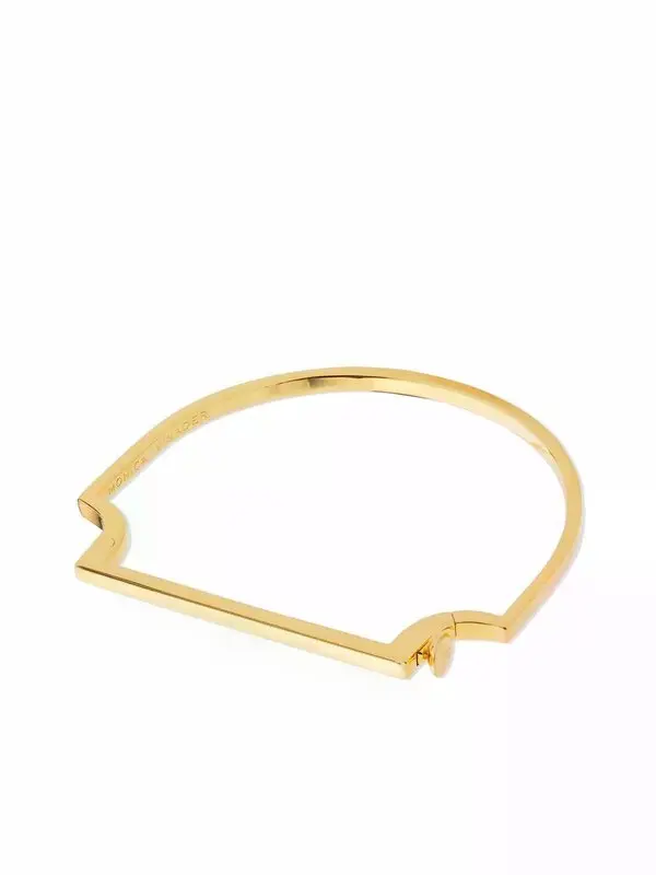 Monica Vinader Signature Skinny Bangle - Gold