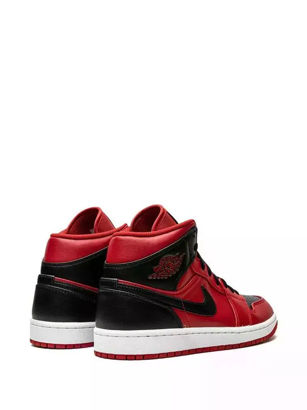 JORDAN 1 Mid Reverse Bred Sneakers