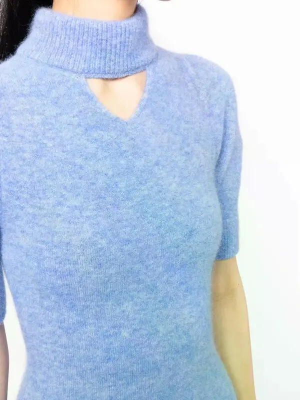 PATOU Short Sleeve Knit Dress