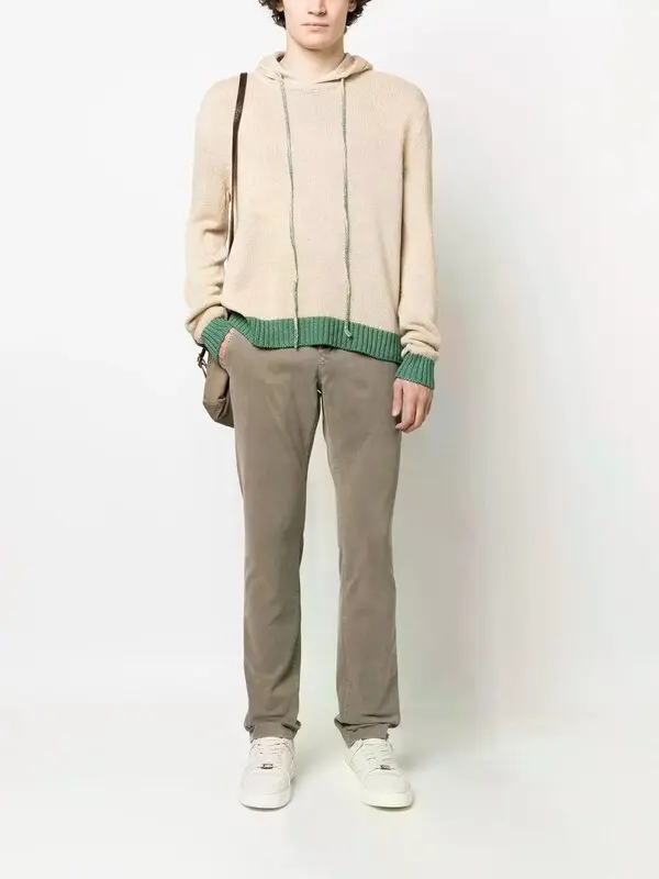 Jacob Cohen Slim-cut Stretch-cotton Trousers - Neutrals
