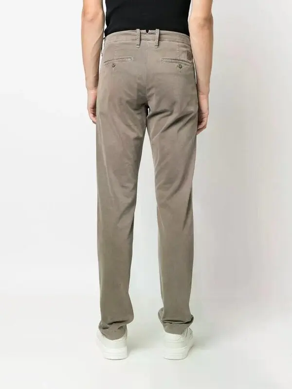 Jacob Cohen Slim-cut Stretch-cotton Trousers - Neutrals