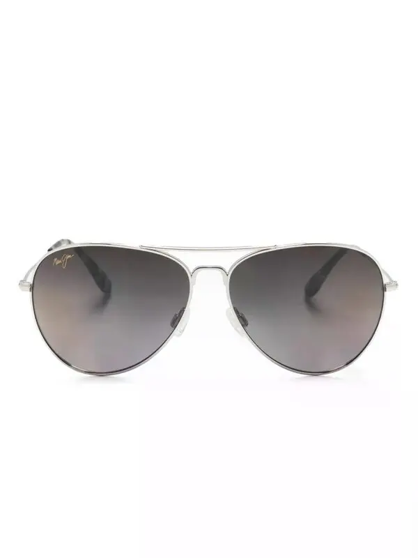 Maui Jim Mavericks Sunglasses - Silver
