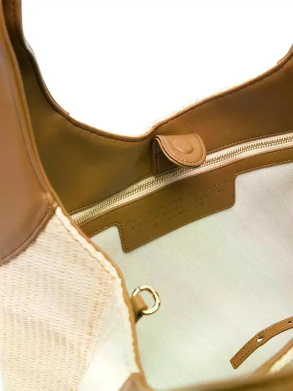 THEMOIRE Ninfa Straw Shoulder Bag
