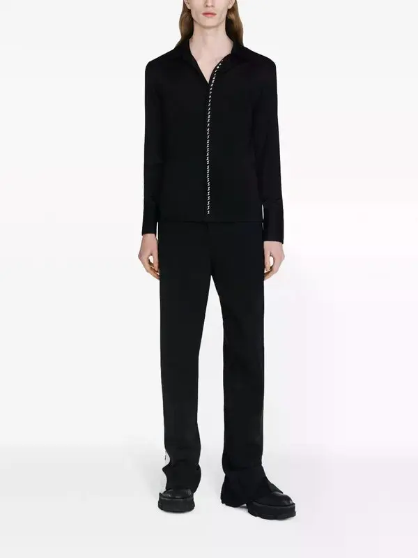 DION LEE Studded Placket Shirt