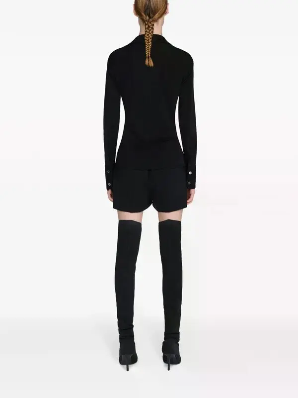 DION LEE Studded Placket Shirt