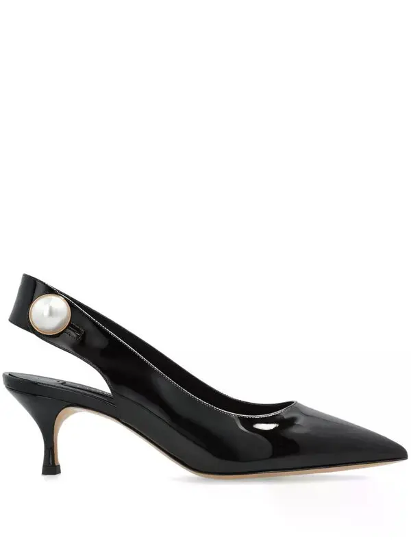 Casadei 65mm Slingback Pumps