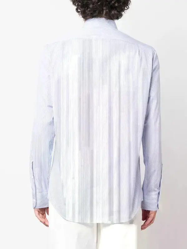 Ralph Lauren Purple Label Striped Cotton Shirt