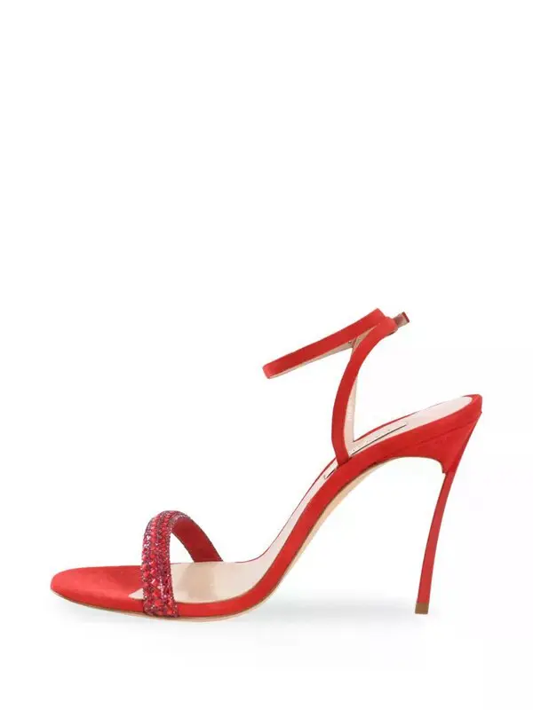 Casadei 100mm Blade Stratosphere Sandals - Red