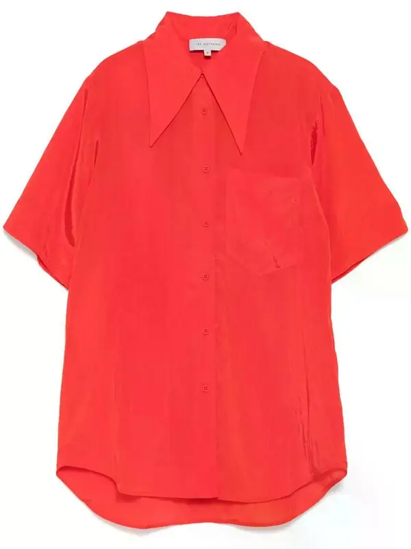 LEE MATHEWS Classic Collar Short Sleeve Shirt