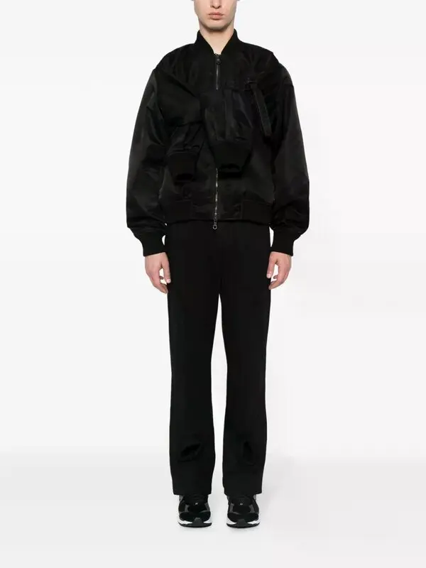 MOSTLY HEARD RARELY SEEN Panelled Bomber Jacket With Embroidered Logo
