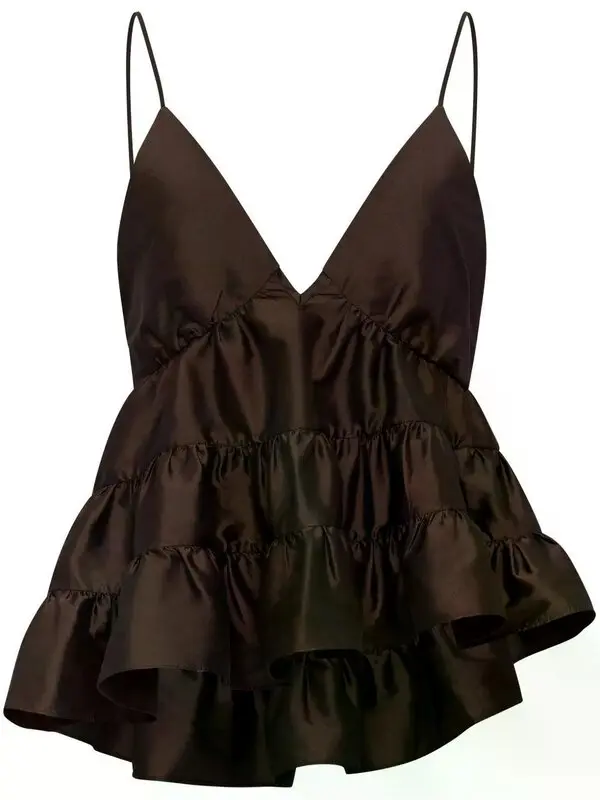 Azeeza Viola Top - Brown