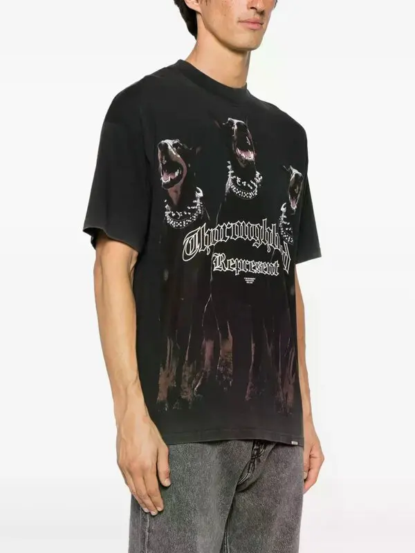 REPRESENT Thoroughbred Cotton T-shirt - Black
