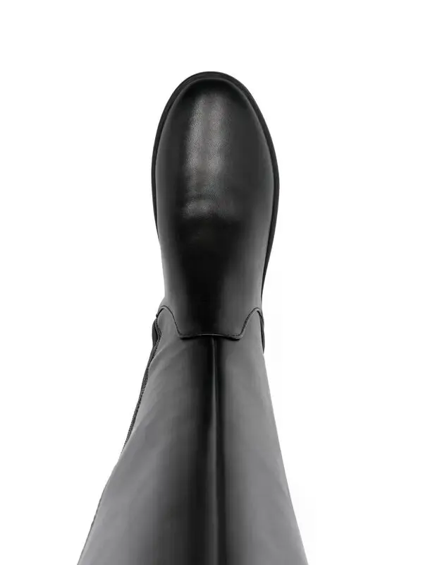 Liu Jo Silvia 89 Logo Print Knee-high Boots