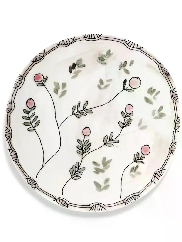 SERAX X Marni Midnight Flowers Dinner Plates - Neutrals