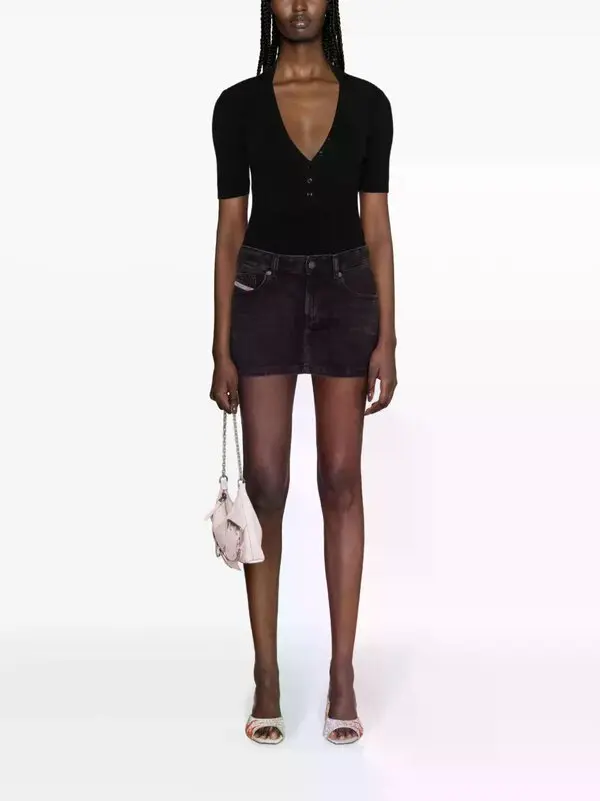 DIESEL® De-ron Denim Miniskirt