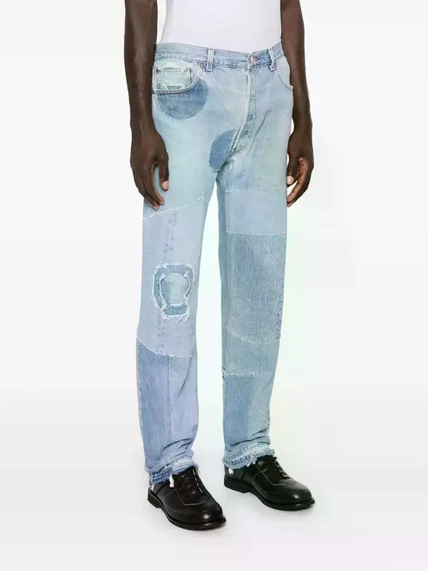 GALLERY DEPT. Jake" Patchwork Straight Leg Jeans