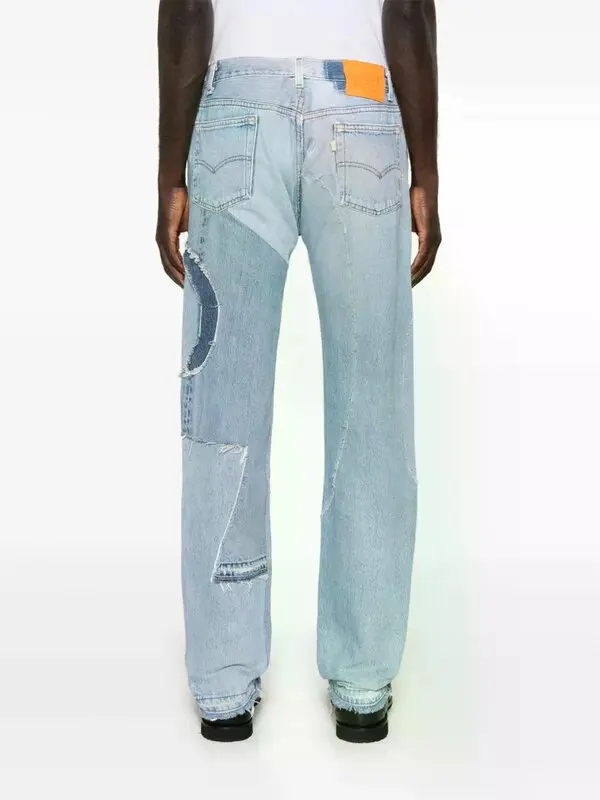 GALLERY DEPT. Jake" Patchwork Straight Leg Jeans