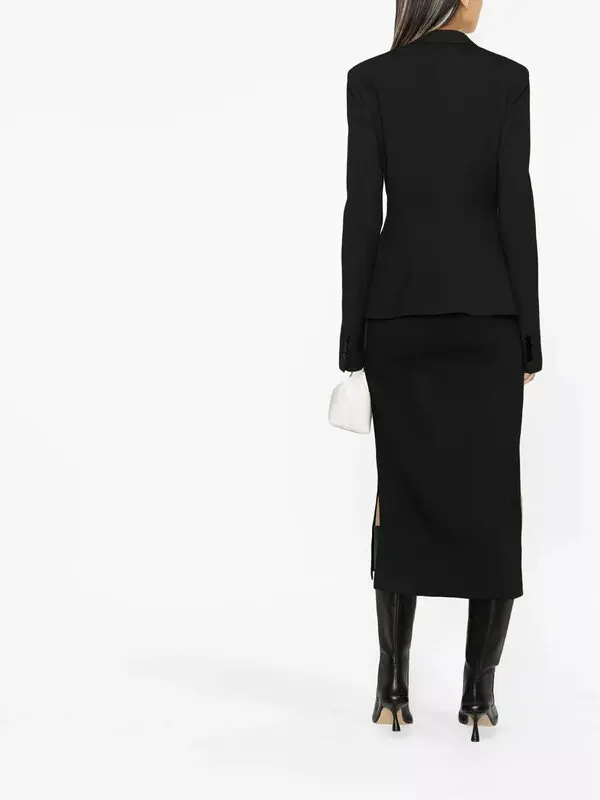 Attico Gwenda Single-breasted Blazer With Cut-out Detailing