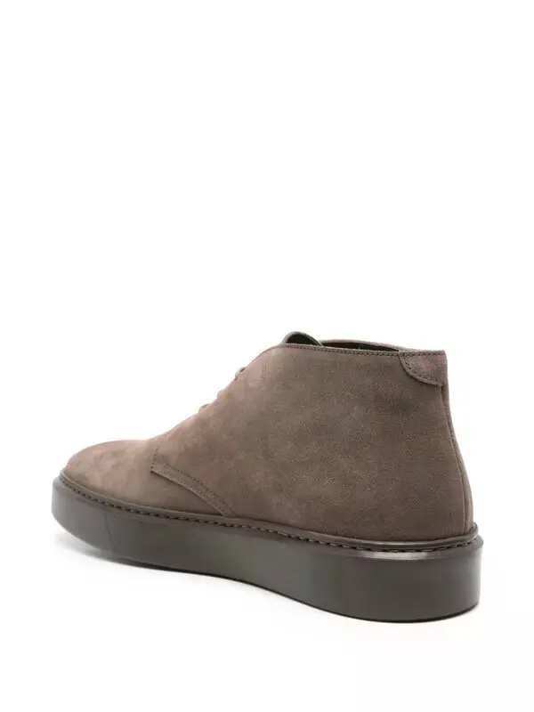 DOUCAL'S Suede Lace-up Ankle Boots