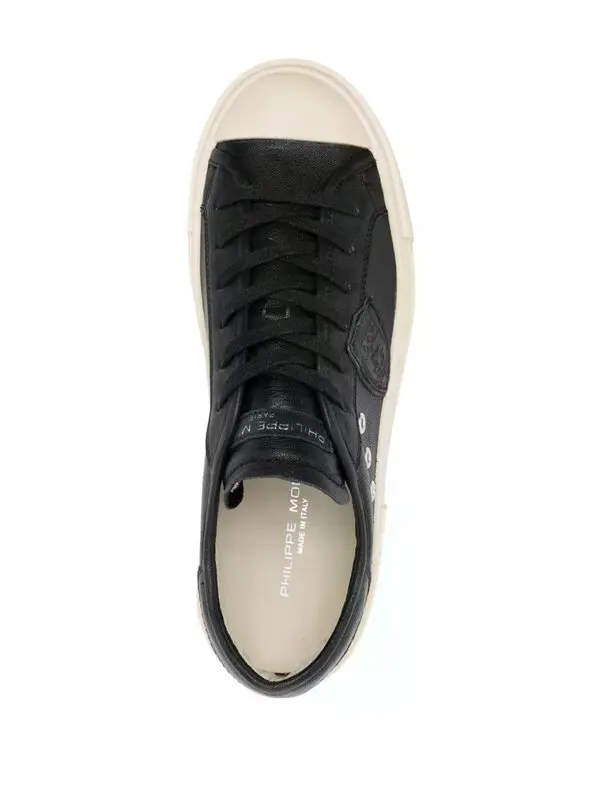 Philippe Model Calf Leather Flatform Sneakers