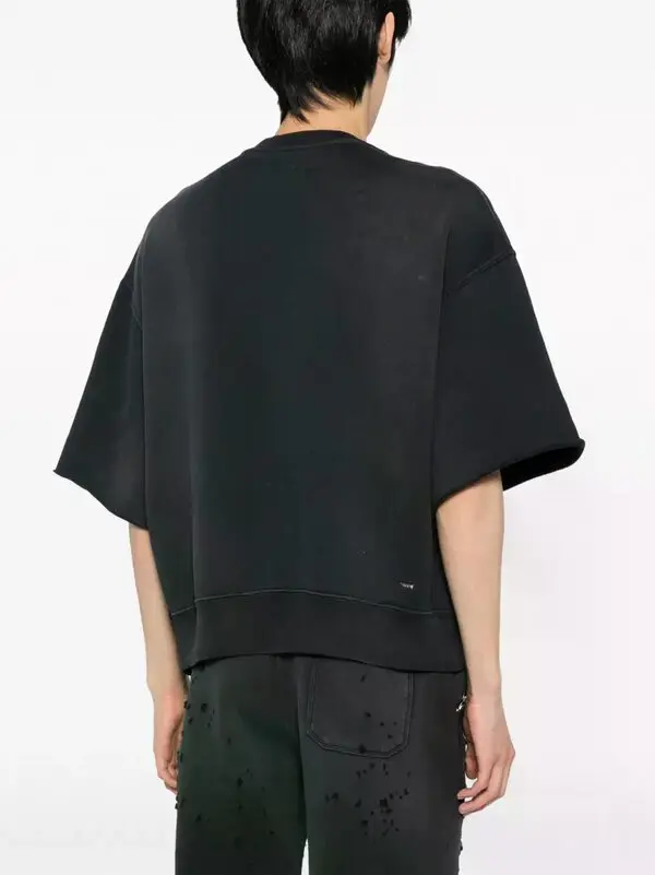 Amiri Logo-appliqué Cotton Sweatshirt