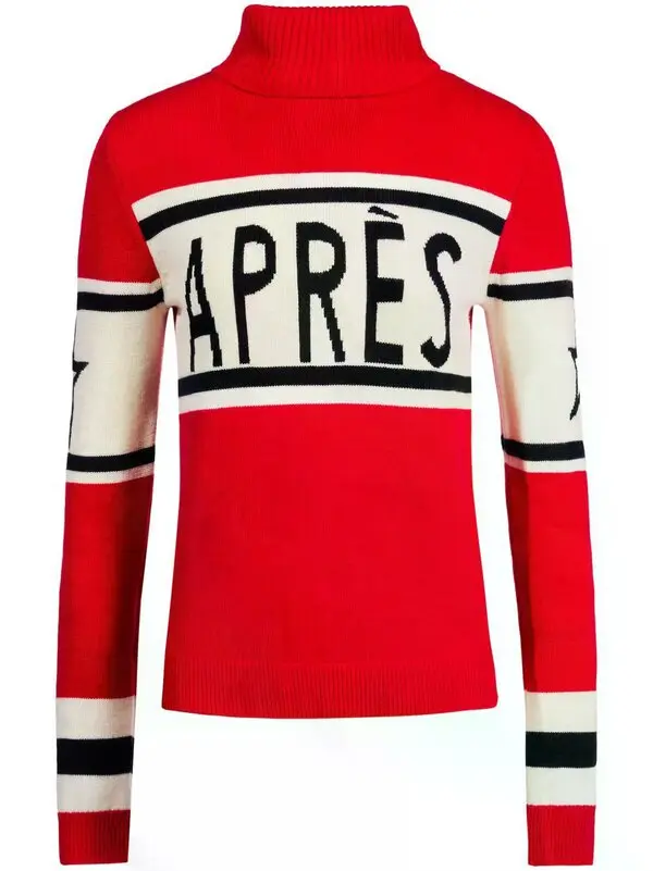 Perfect Moment Après Wool Jumper - Red
