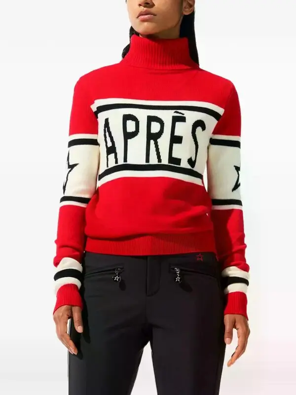 Perfect Moment Après Wool Jumper - Red