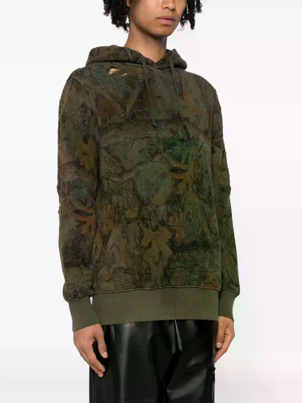 1017 Alyx 9sm Abstract Print Cotton Hoodie