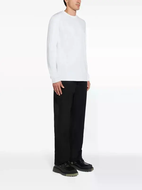 JIL SANDER Long-sleeved Cotton T-shirt