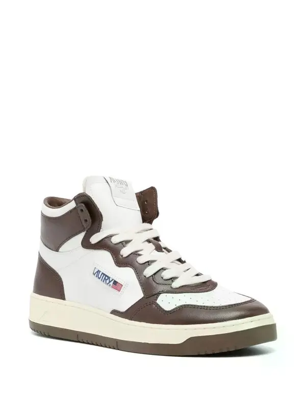 AUTRY Medalist High-top Sneakers - Brown