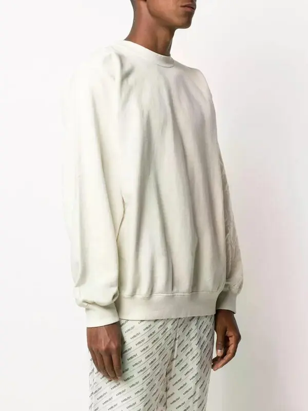 AMBUSH Quilted Crew Neck Sweatshirt - Neutrals