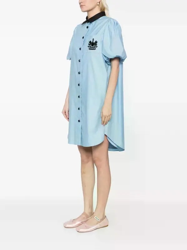 MACGRAW Cotton Embroidered Shirt Dress