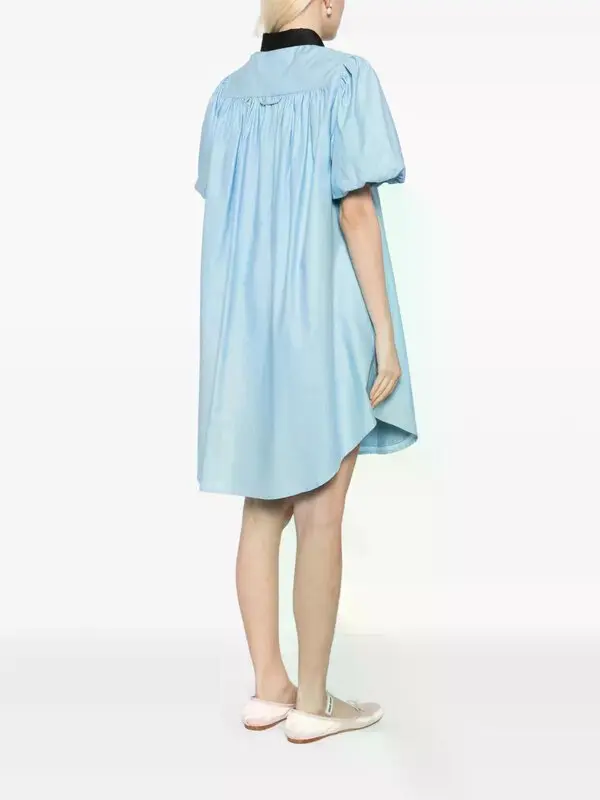 MACGRAW Cotton Embroidered Shirt Dress