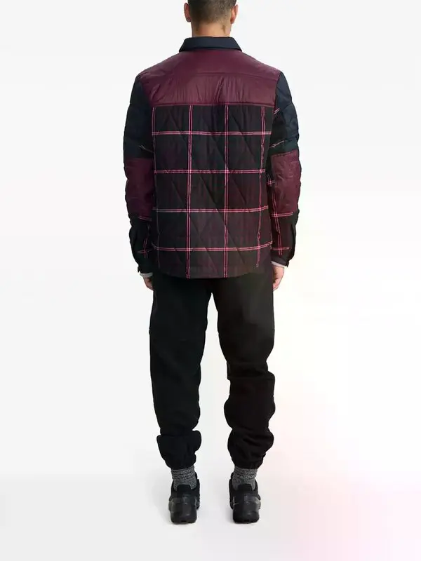 Aztech Mountain Logo Peak Quilted Shirt Jacket - Black