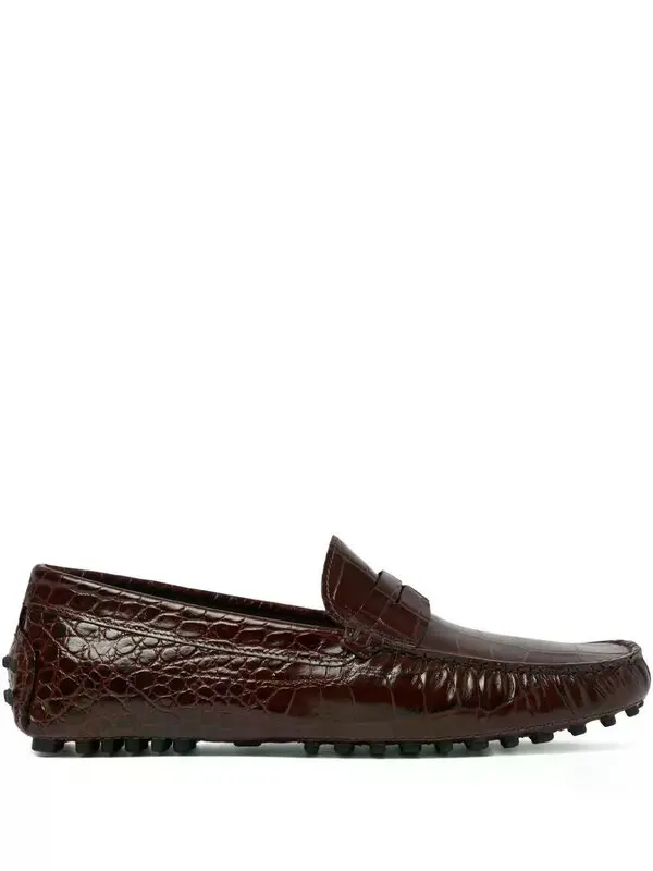 SCAROSSO Leather Loafers