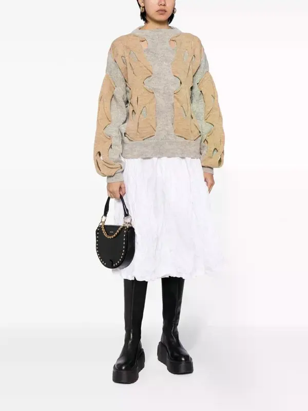 Toga Panelled Cut-out Jumper